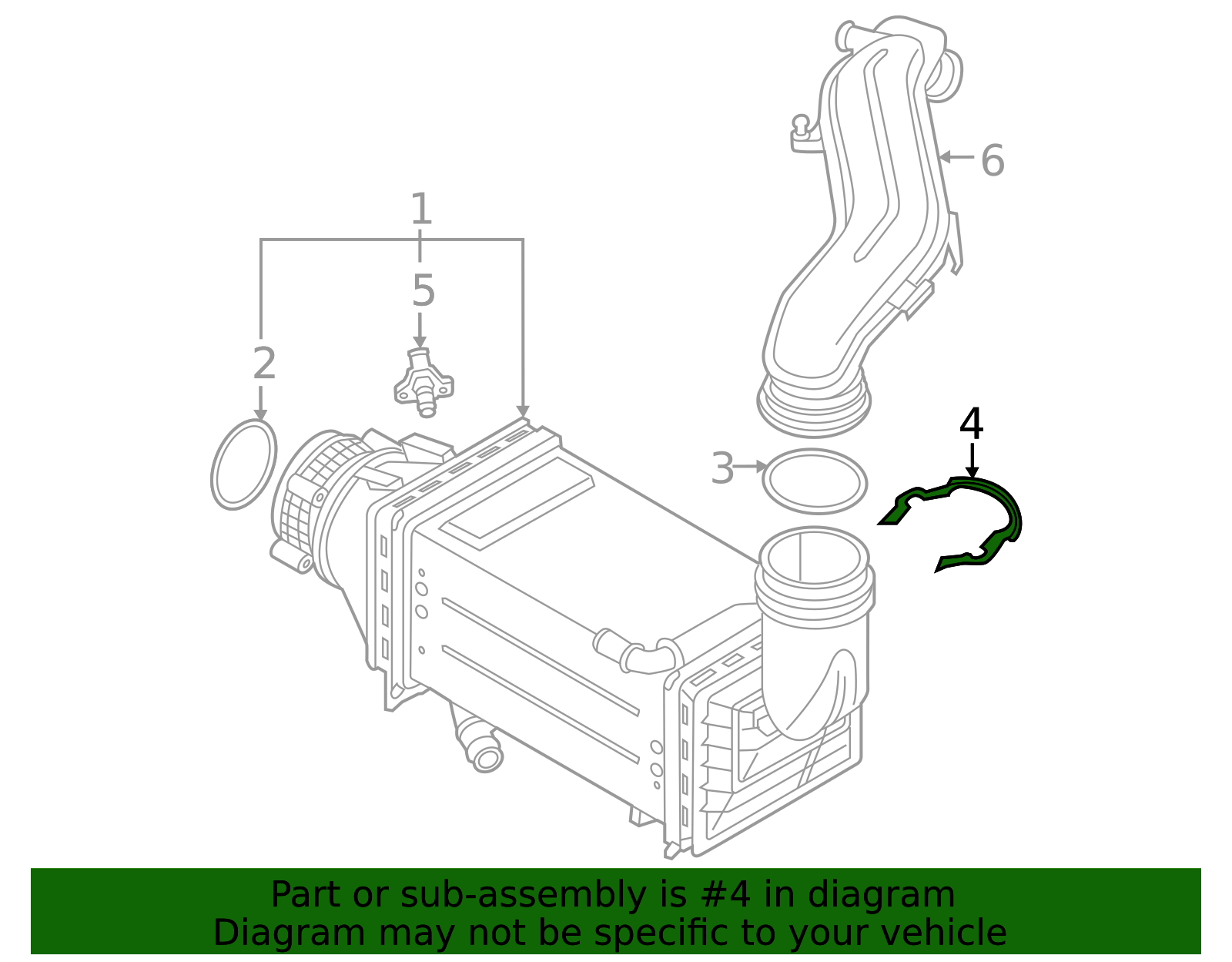 2022-2025 Volkswagen Pressure Pipe Retainer 04E-145-853-E | QuirkParts