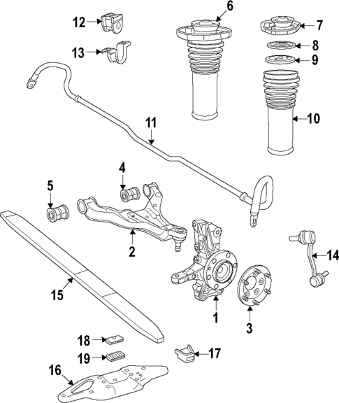 Front Suspension for 2010 Mercedes-Benz Sprinter 2500 | Retail ...