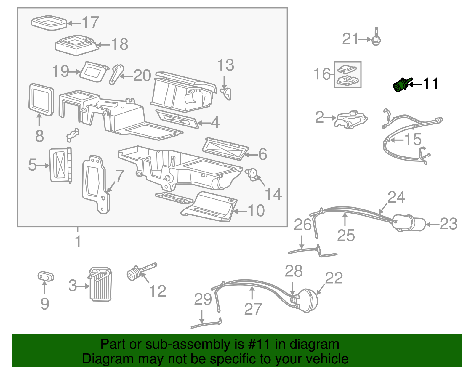 1998-2009 Mazda Actuator 1FAB-61-B60 | Mazda Parts Deals