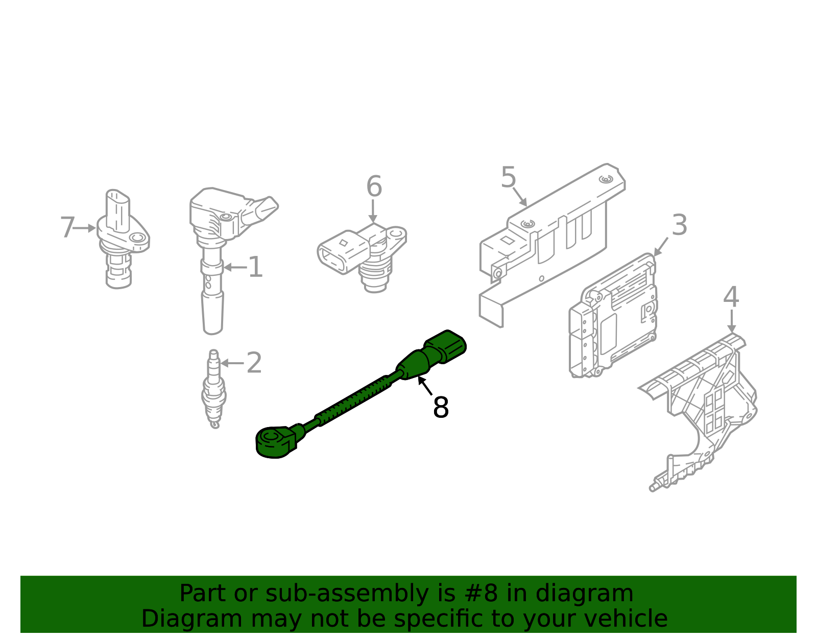 03H-905-377-A - High-Quality Knock Sensor for 2007-2023 Volkswagen ...