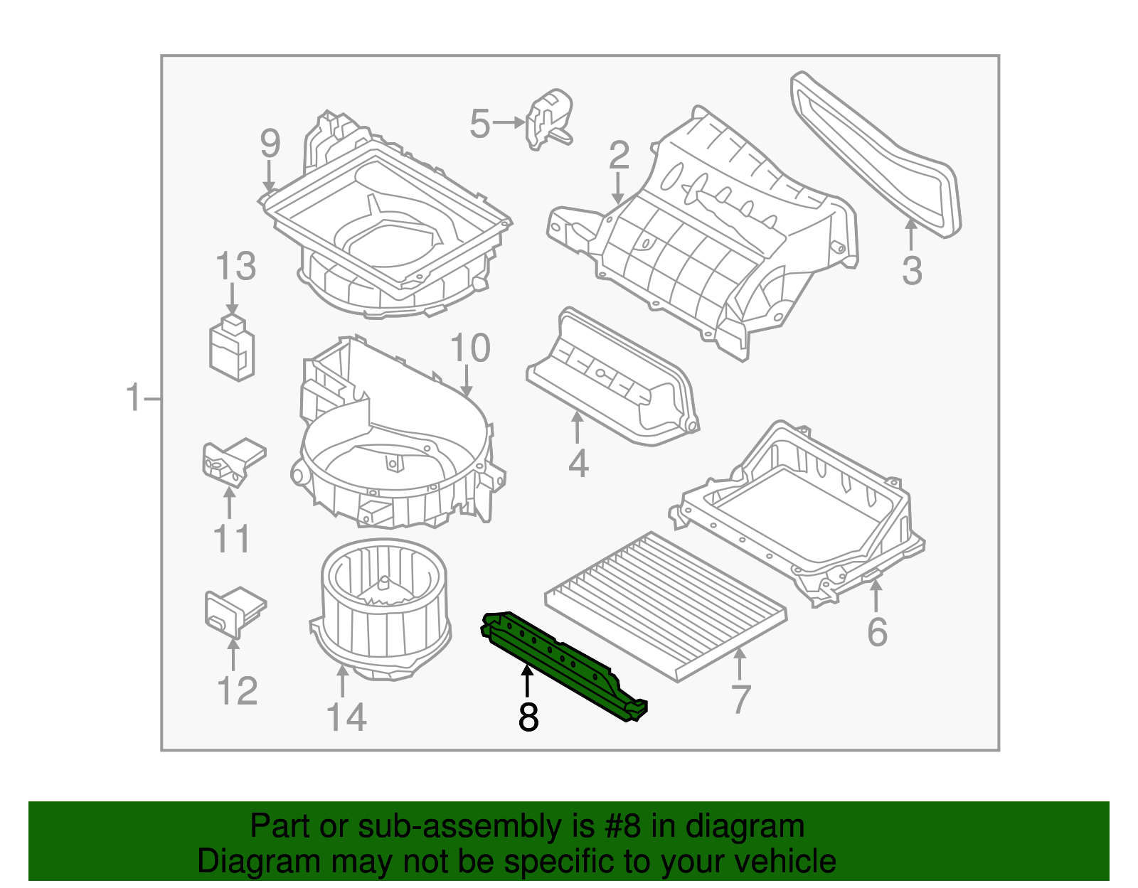 2011-2017 Hyundai Filter Cover 97129-3X000 | OEM Parts Online