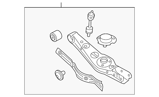Genuine Lower Control Arm for 2016-2021 Hyundai Tucson | Part# 55210 ...