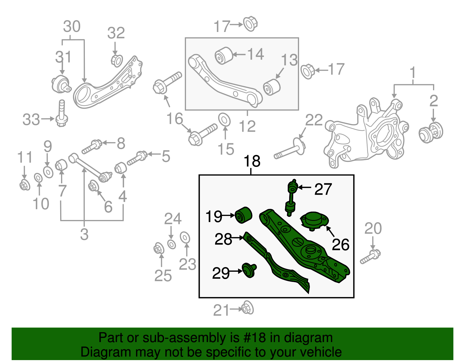 Genuine Lower Control Arm for 2016-2021 Hyundai Tucson | Part# 55210 ...