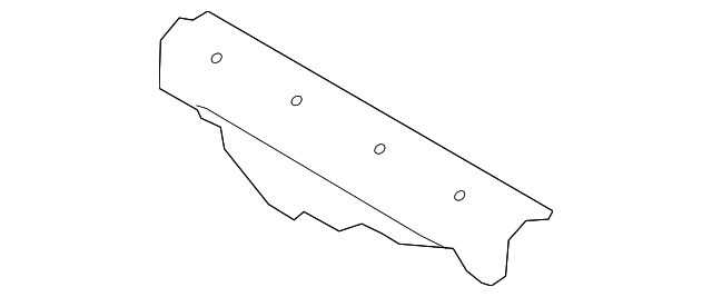 Genuine Toyota Upper Tie Bar part# 53205-60060 for 2008-2021 Toyota ...