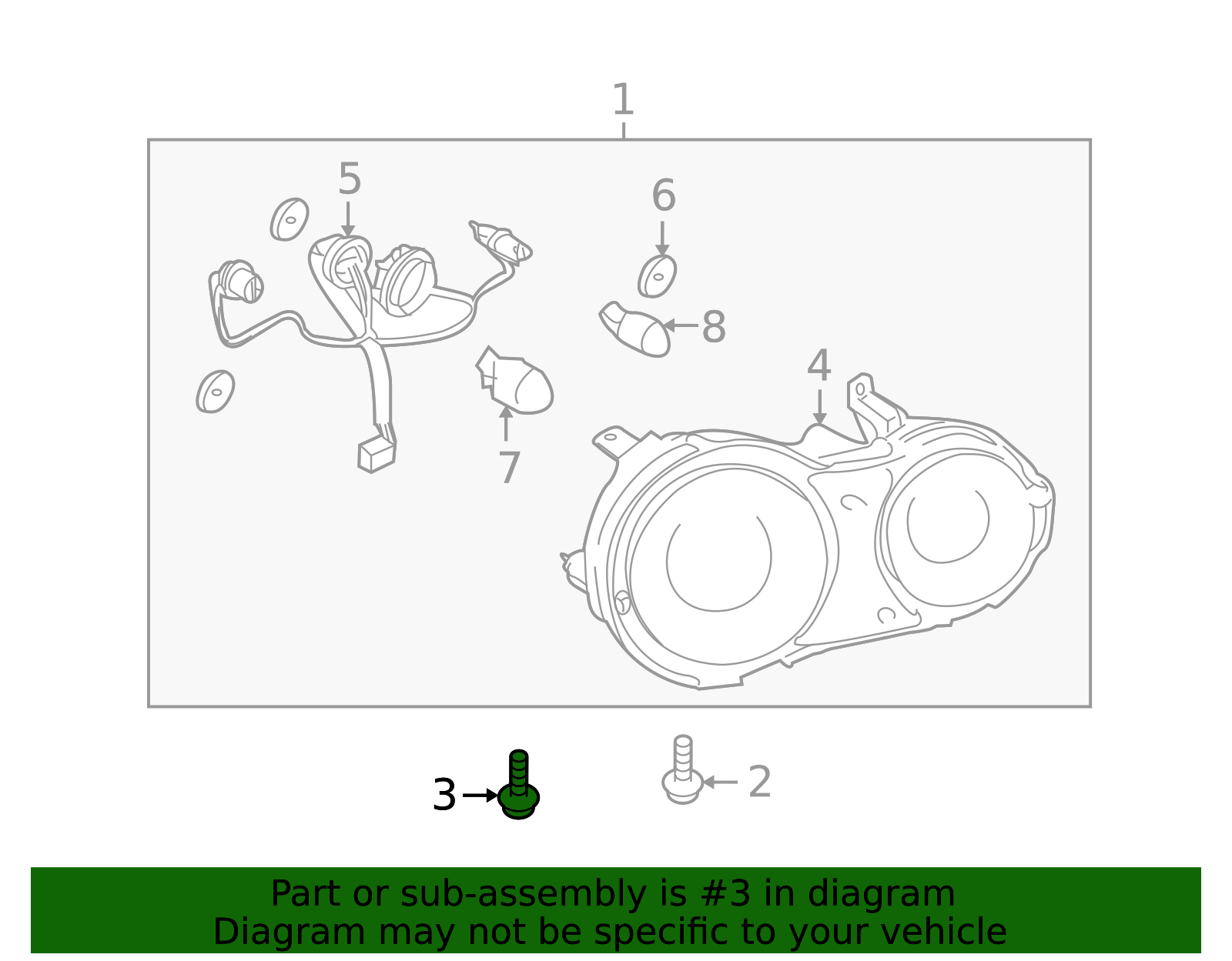 08146-6165H - Signal Lamp Assembly Mount Bolt 2000-2025 Nissan ...