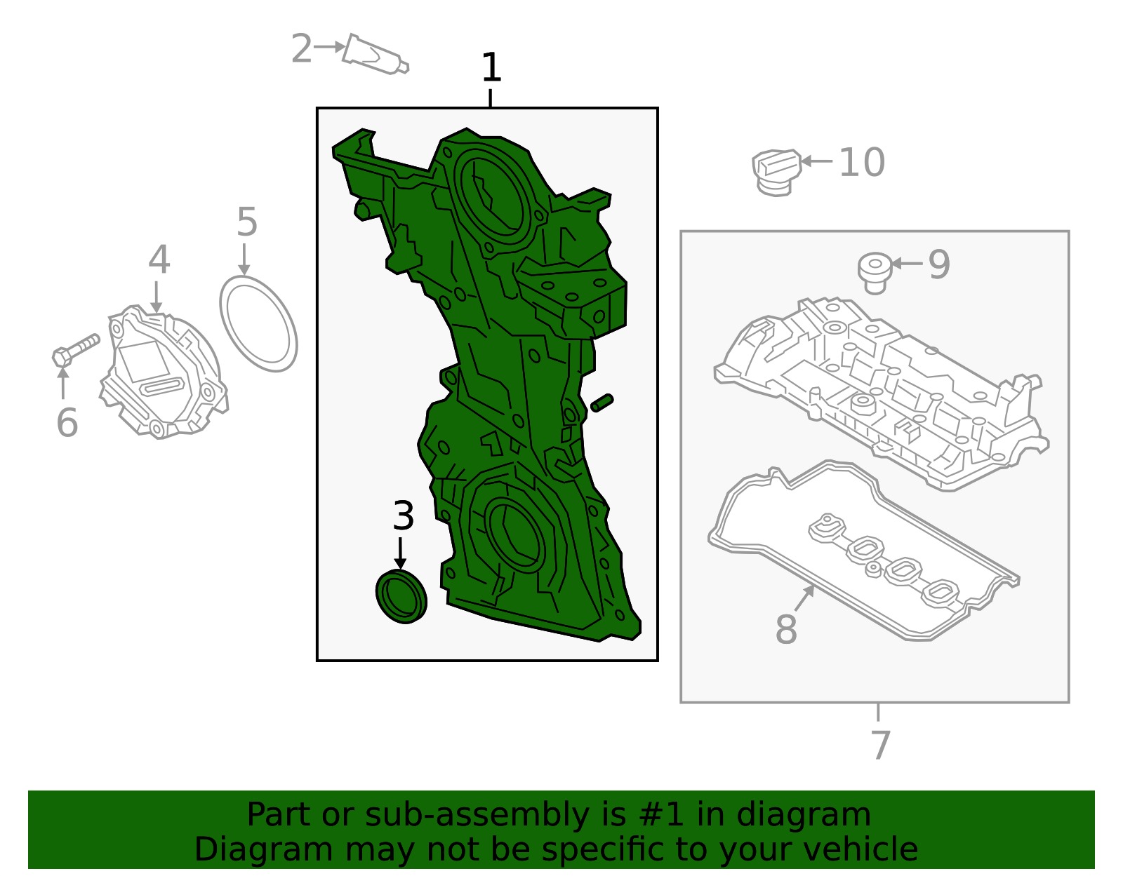 PYFA-10-500A - 2017-2024 Mazda - Front Cover | Mazda Parts Factor