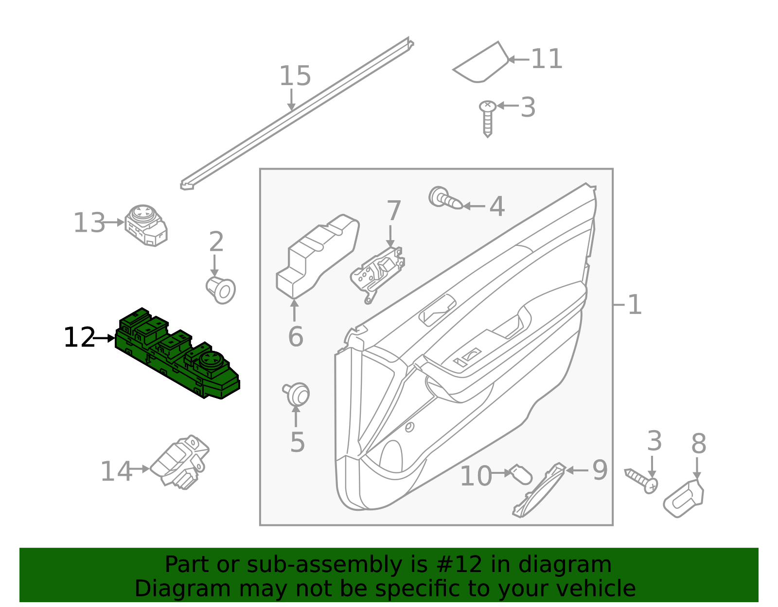 Hyundai Door Window Switch - Power Window Control - Part #93575-C2010 ...