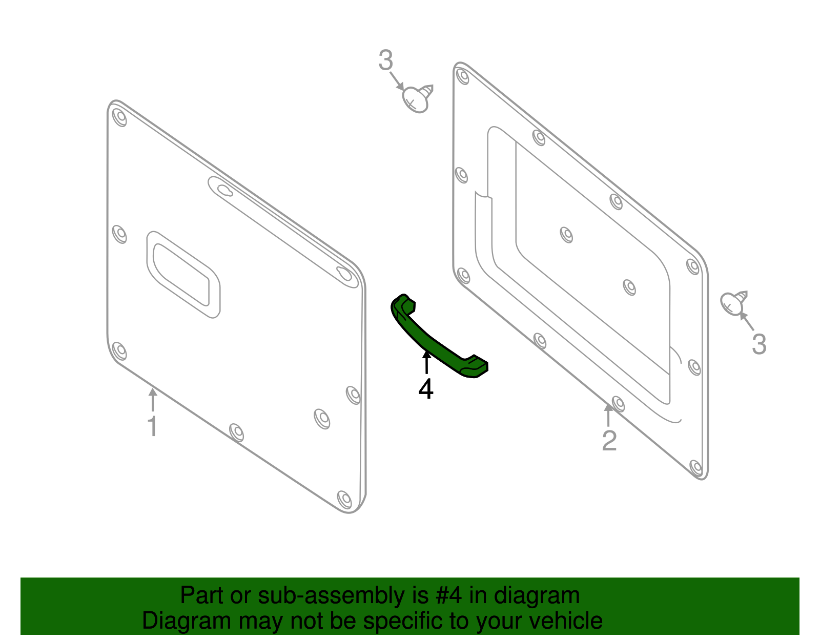 2012-2021 Nissan Pull Handle 90940-1PA0A | Team Nissan Inc.