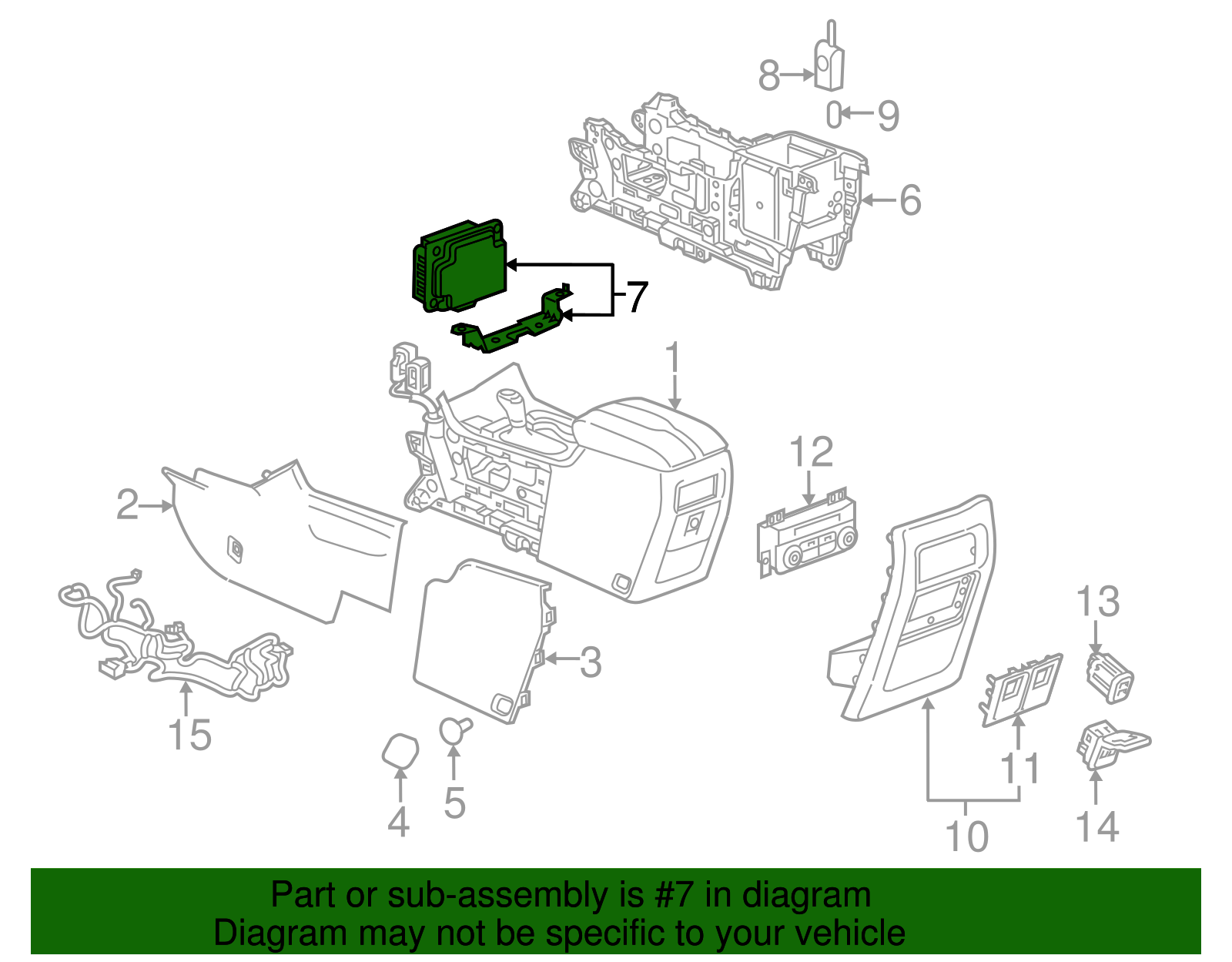2018-2021 Chevrolet Traverse Accessory AC and DC Power Control Module ...