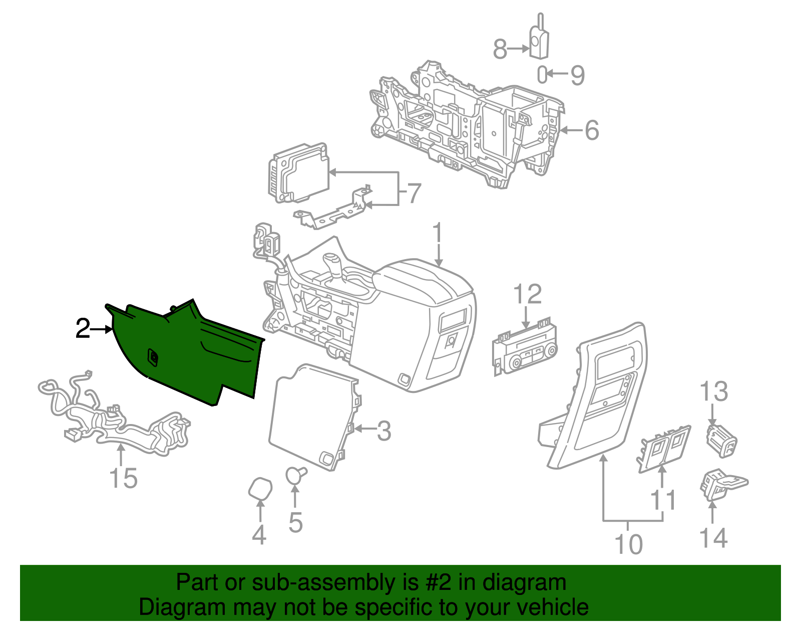 2018-2021 Chevrolet Traverse Side Panel 84382594 | Courtesy Parts