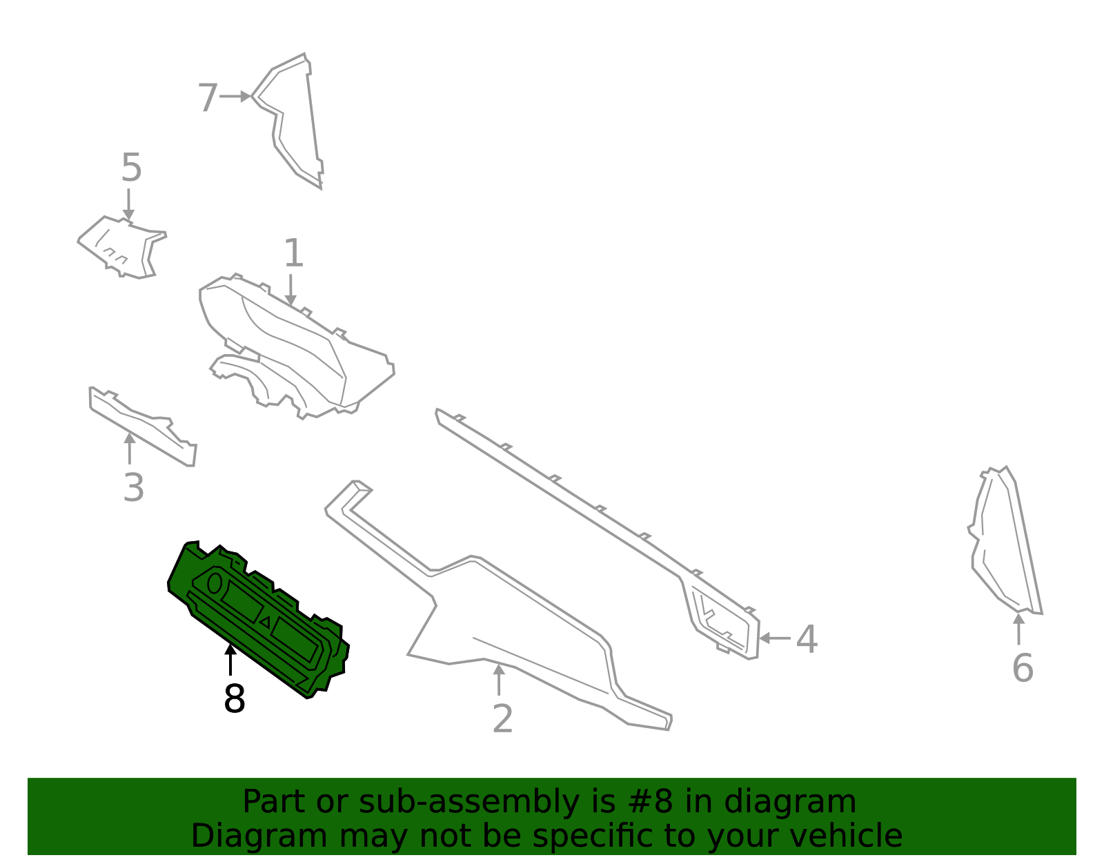 2019-2025 Genesis G70 Center Bezel 84740-G9000-UAY | OEM Parts Online