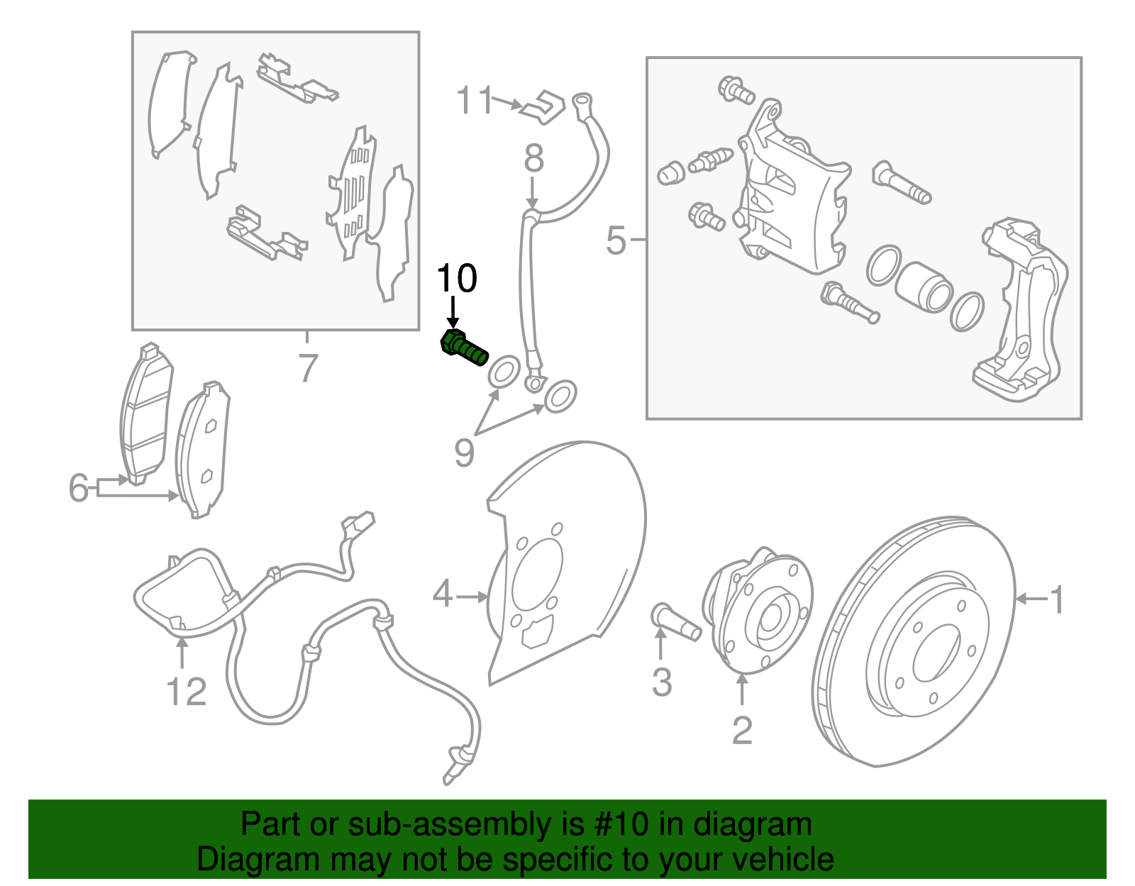 46356-0E00A - Brake Hose Bolt 2011-2025 Nissan | Sullivan Brothers Nissan