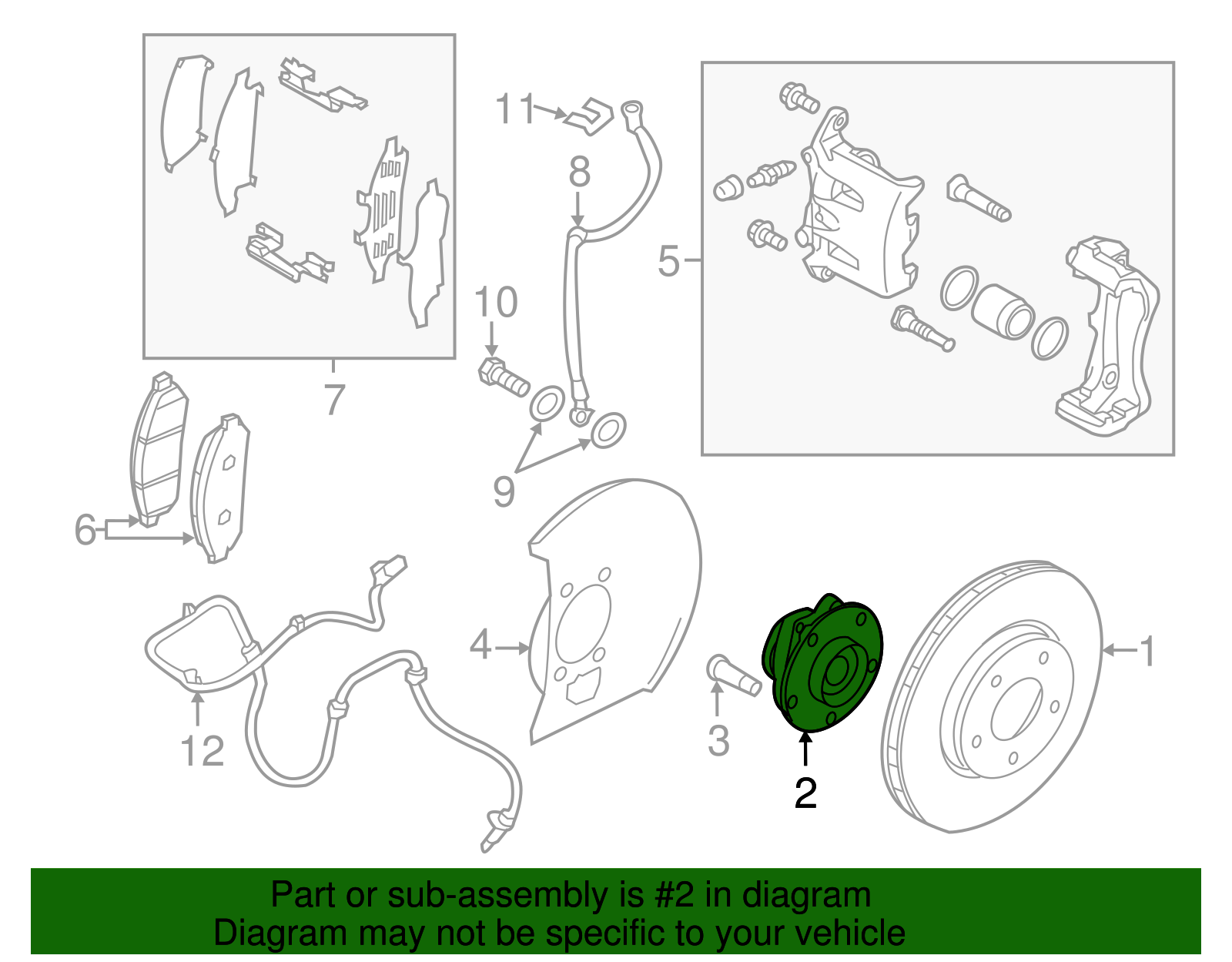 2013-2021 Nissan Front Hub & Bearing 40202-9SM0A | TascaParts.com