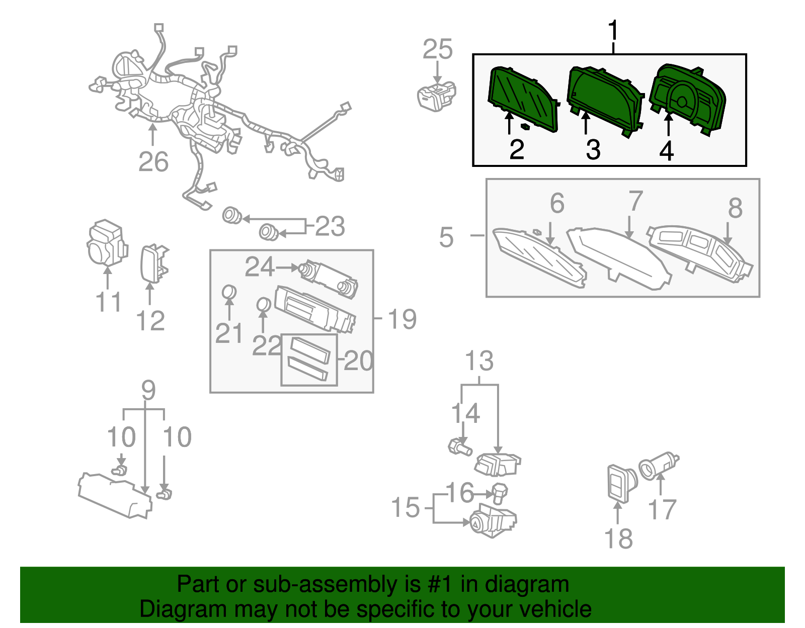 Original Cluster Assembly for 2008-2011 Honda Civic | OEM Part# 78200 ...