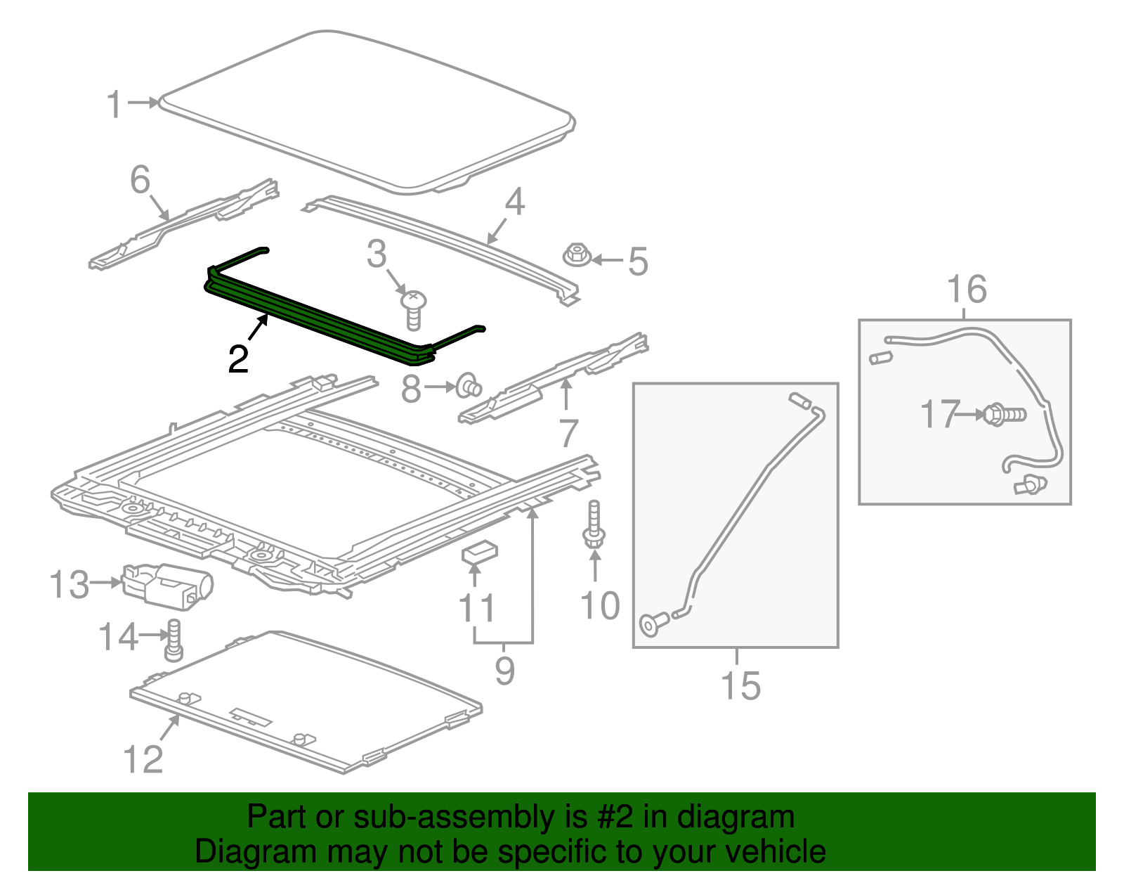 2016-2022 Chevrolet Spark Sunroof Air Deflector 95366477 | Capital ...