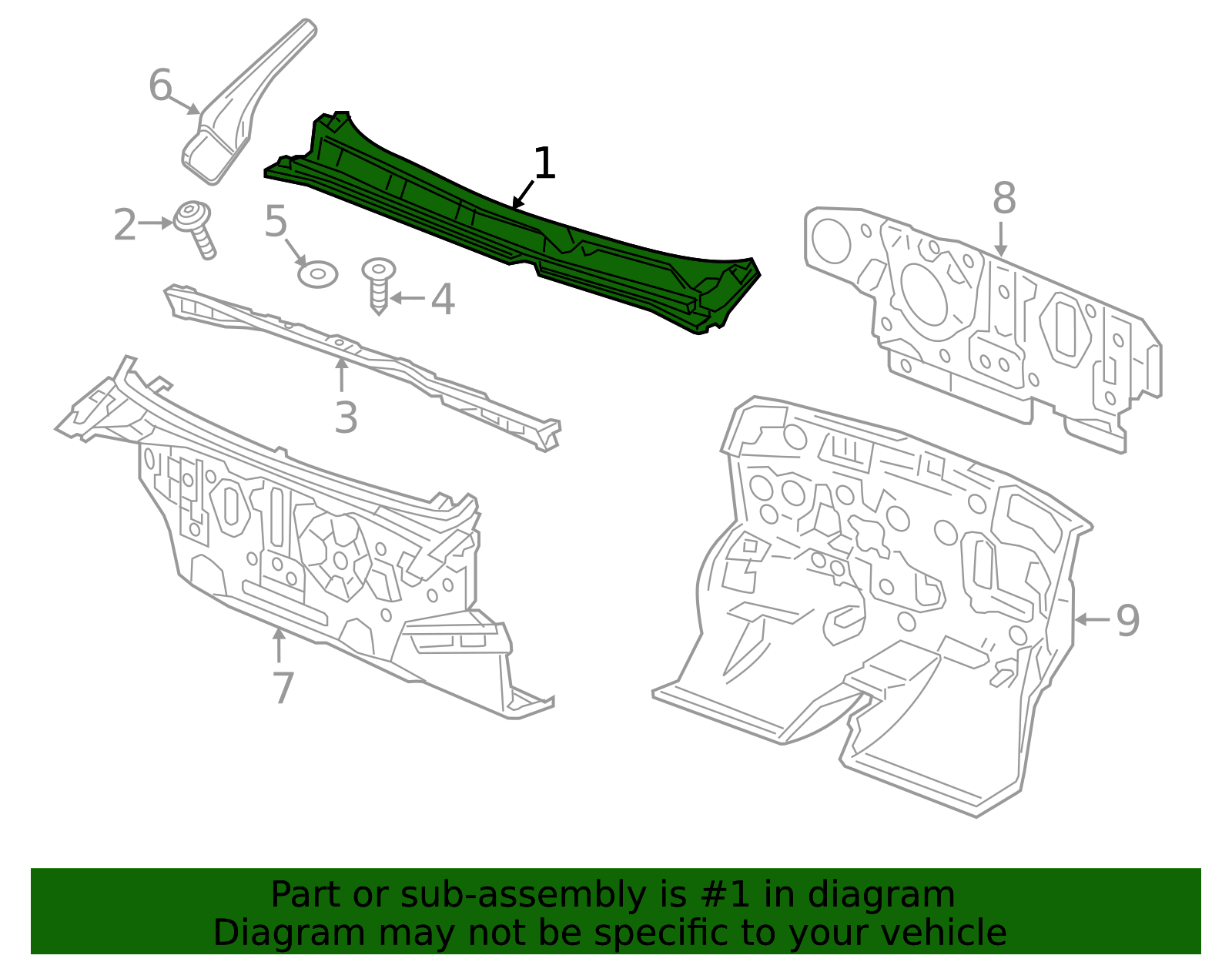 42553460 - Air Inlet Grille Panel 2016-2022 Chevrolet Spark | GM Parts ...