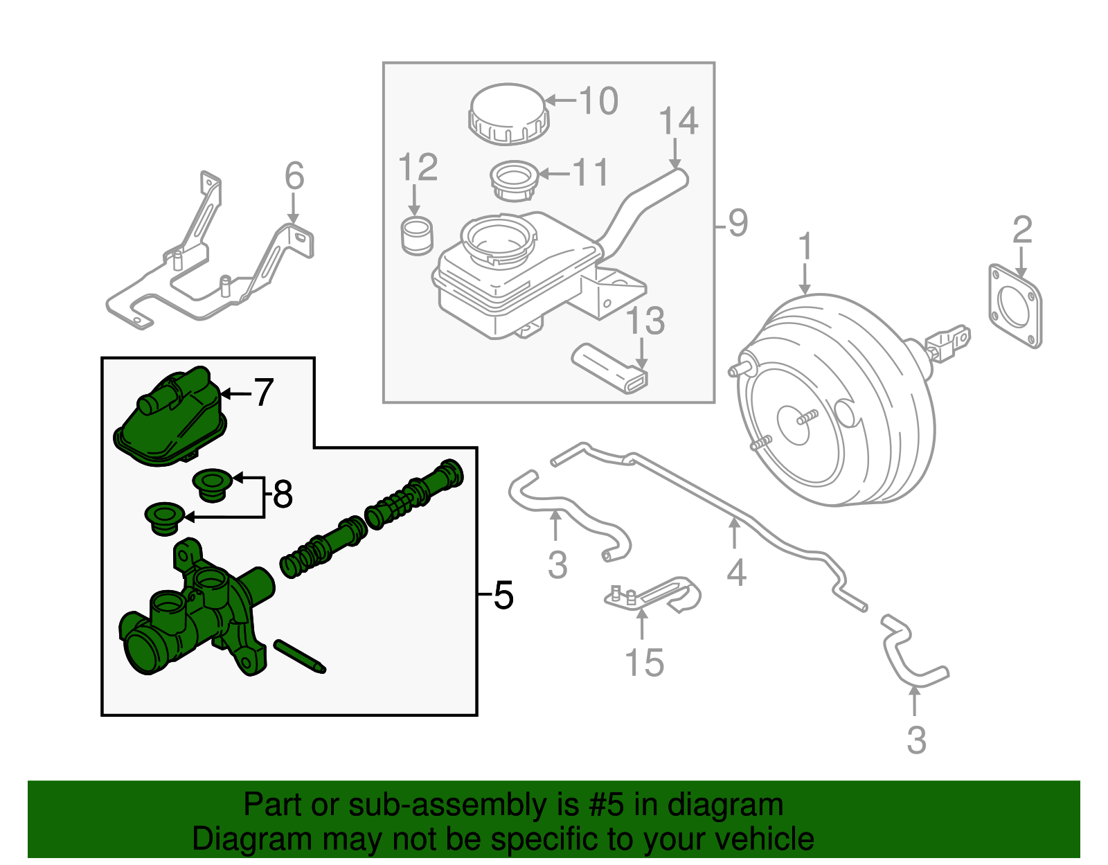2009-2017 Nissan Master Cylinder D6010-1AA1B | Bill Kay Nissan Parts