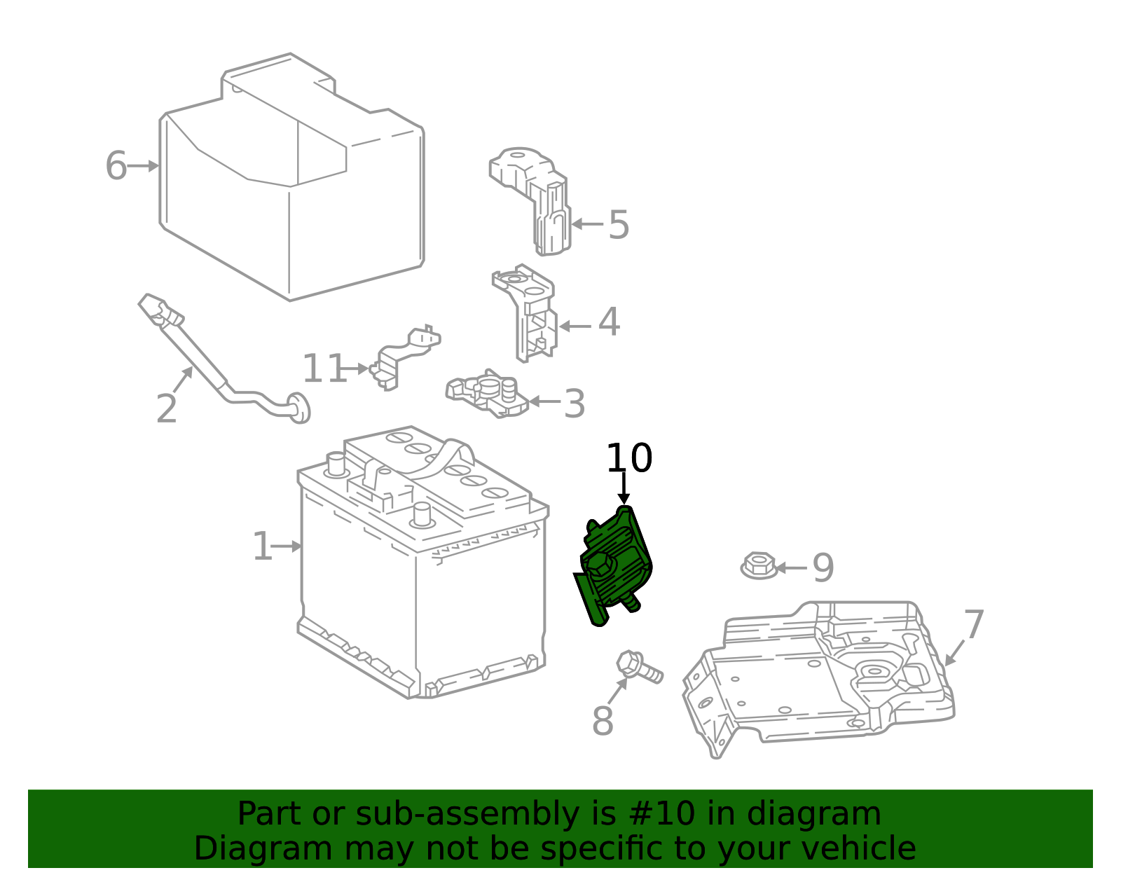 2018-2019 Toyota Prius C 2018-2019 Toyota Prius C - Hold Down Clamp ...