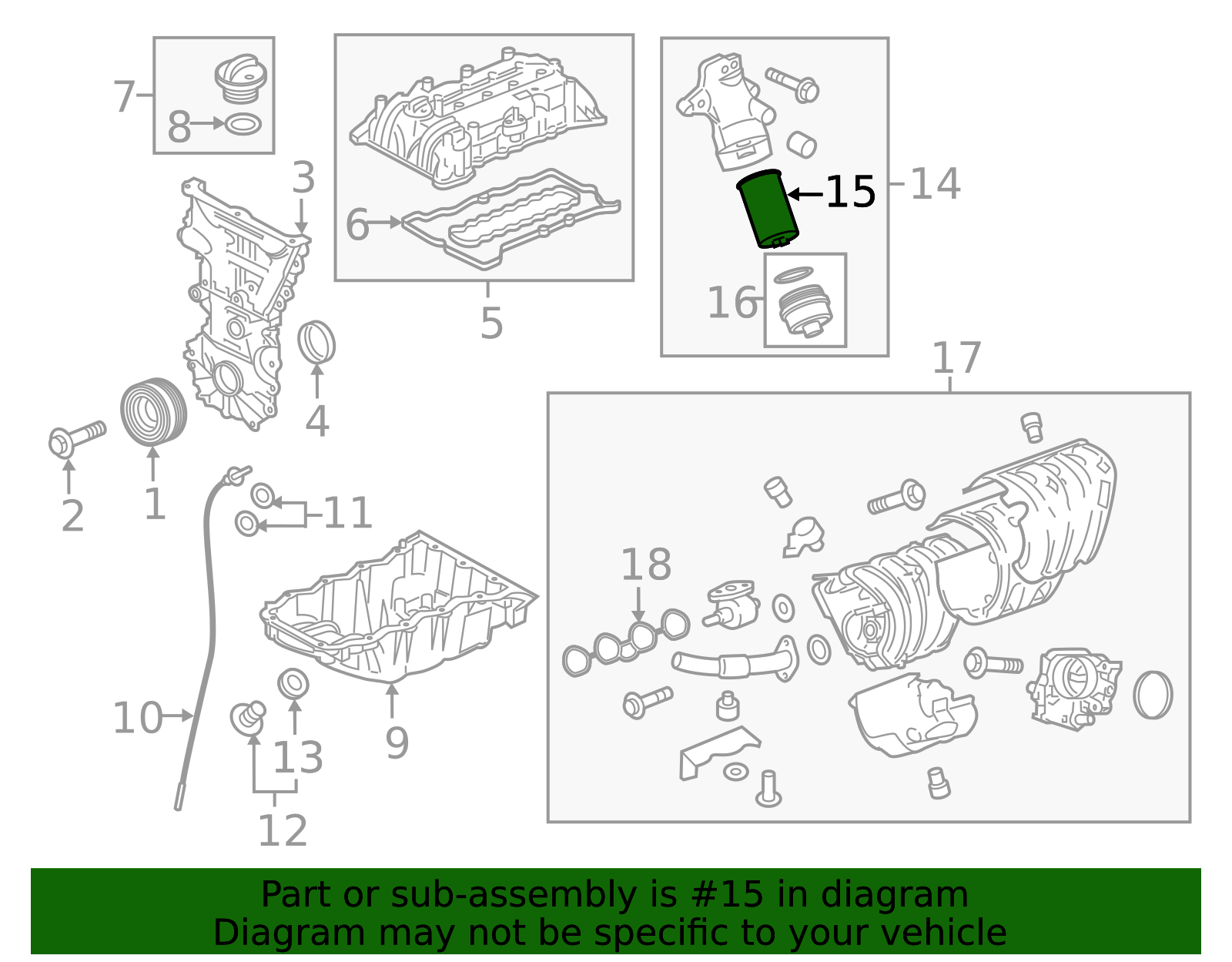 95526686 - 2016-2019 GM - Engine Oil Filter | My GM Part