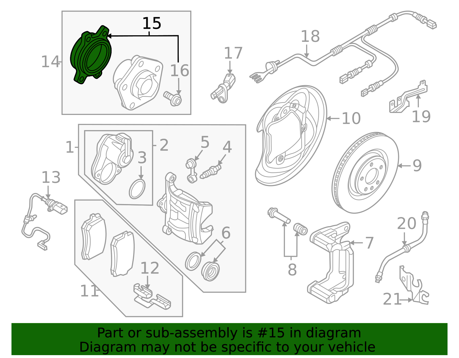 8W0-407-625-G - Audi Rear Wheel Bearing 2017-2025 Audi | Performance ...
