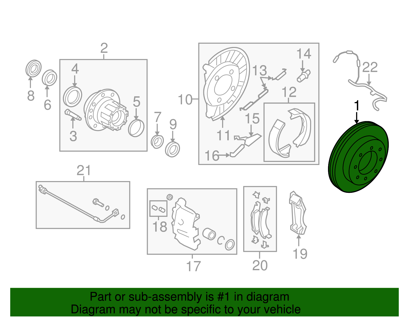 NC2Z-2C026-C - Disc Brake Rotor 2008-2025 Ford | Ford Parts Center