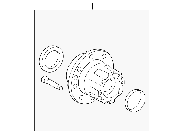 2008-2014 Ford | Motorcraft™ Hub | HUB-142 | Walls' Ford Parts