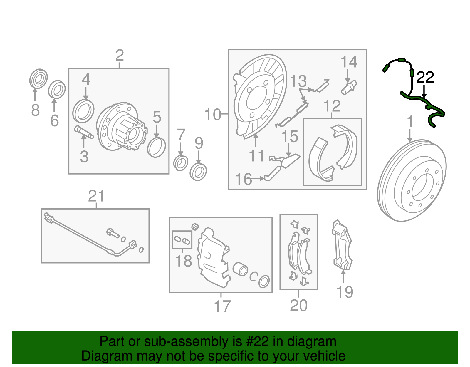 2011-2014 Ford OEM NEW Ford Sensor Assembly Brab-330- BRAB-330 | Ford ...