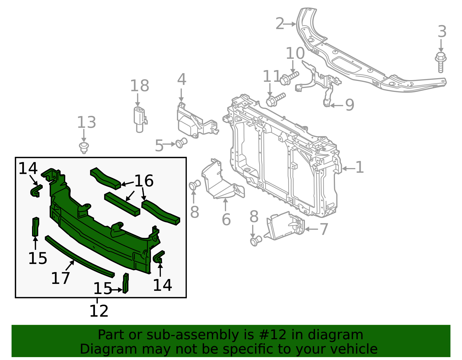BALV-50-1C0A | 2017-2018 Mazda 3 Radiator Support Air Deflector ...
