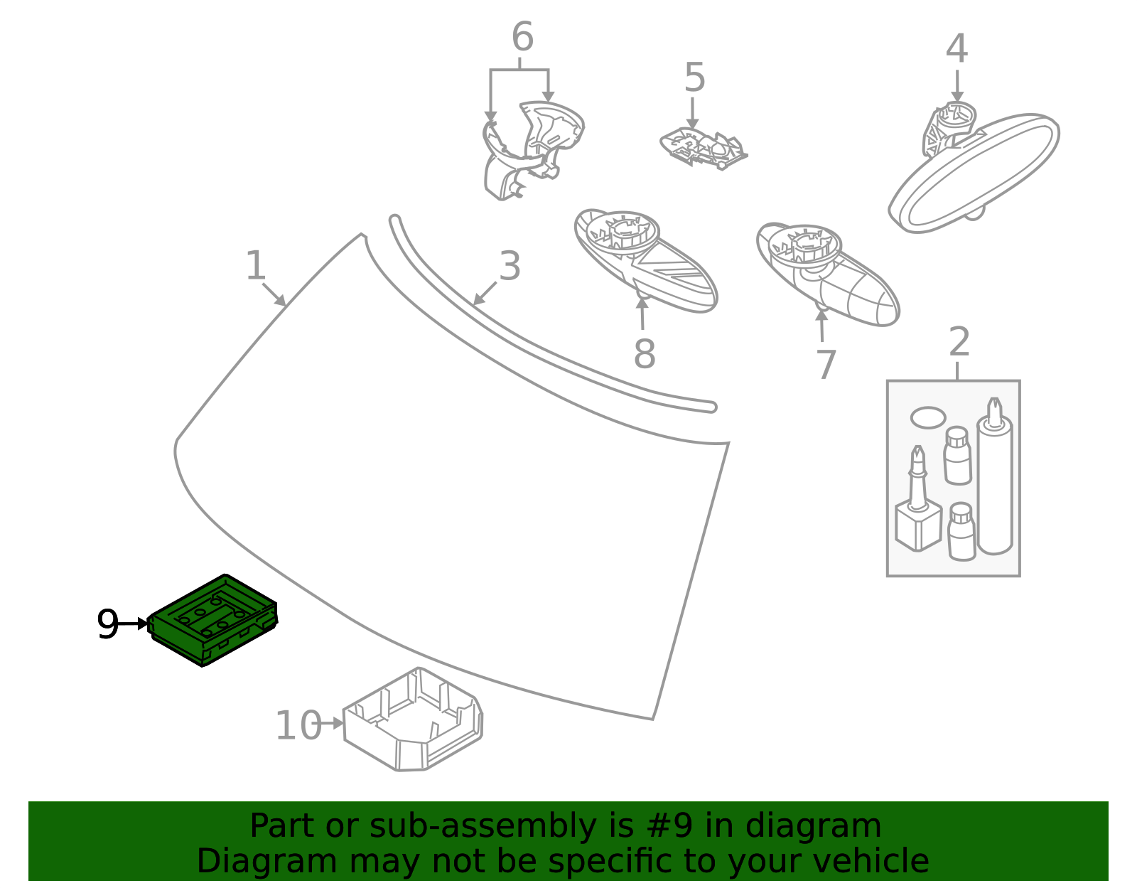 61-35-9-224-853 - High-Quality Rain Sensor for AutoNation Parts