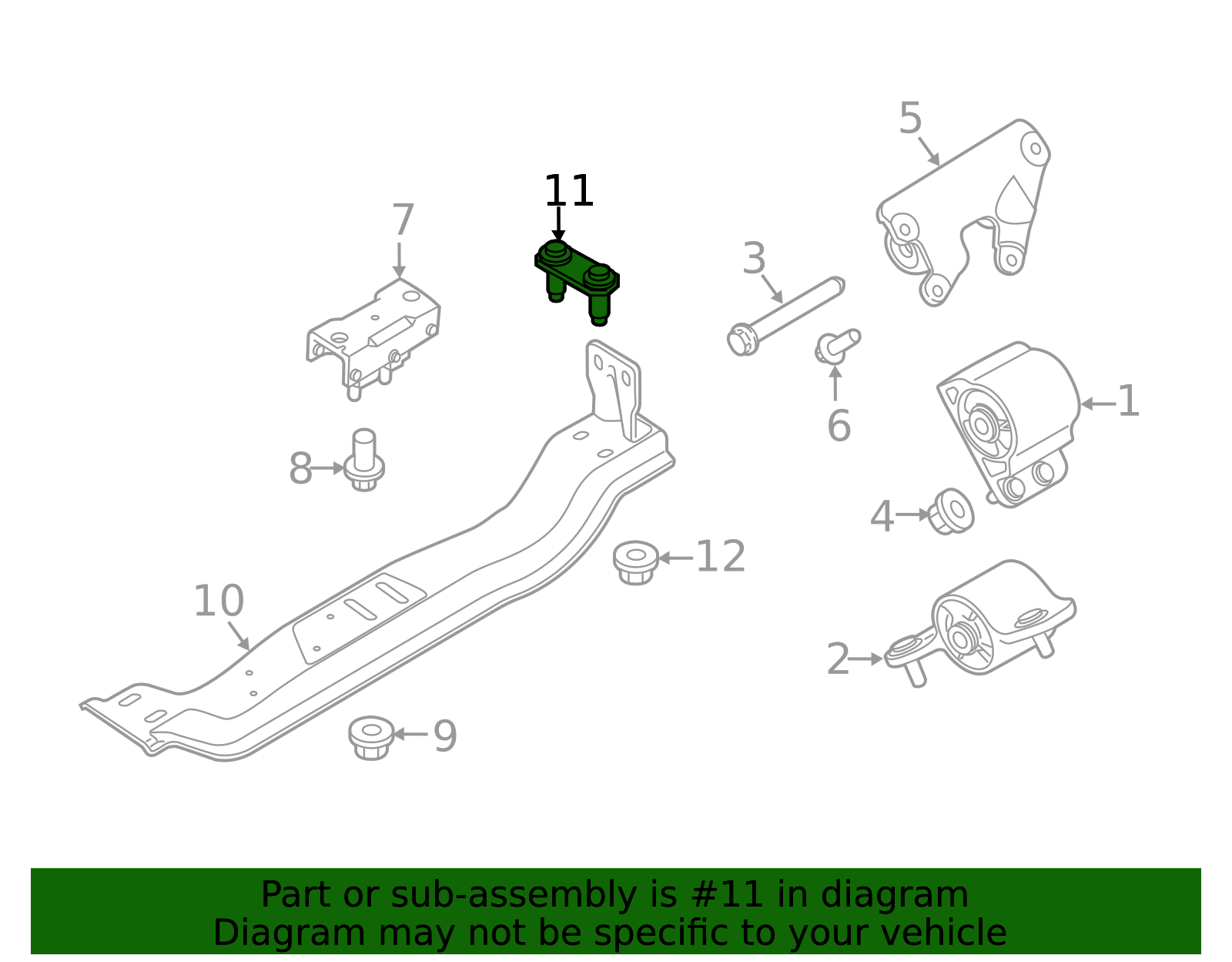 W715387-S439 - High-Quality Trans Cross-Member U-Bolt for 2011-2025 ...
