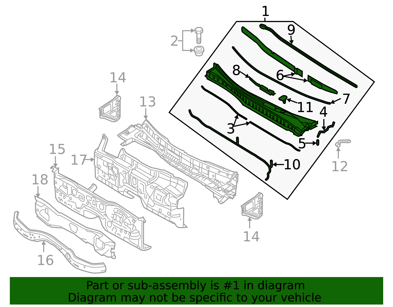 Cowl Grille 86150-3N000 | MotorMotor