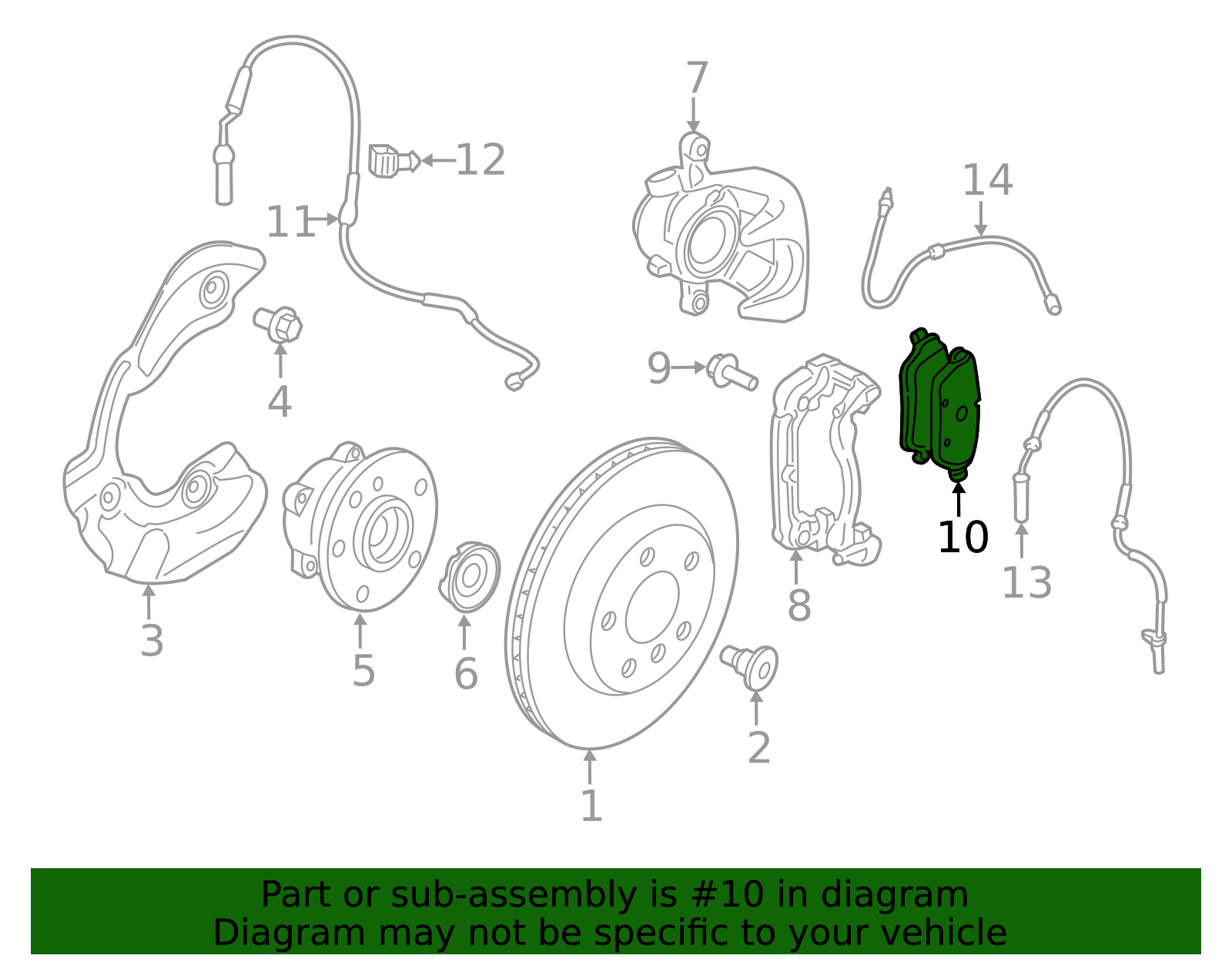 34106884267 - Brake Pads Front (34-10-6-884-267) | BMW of South Atlanta ...