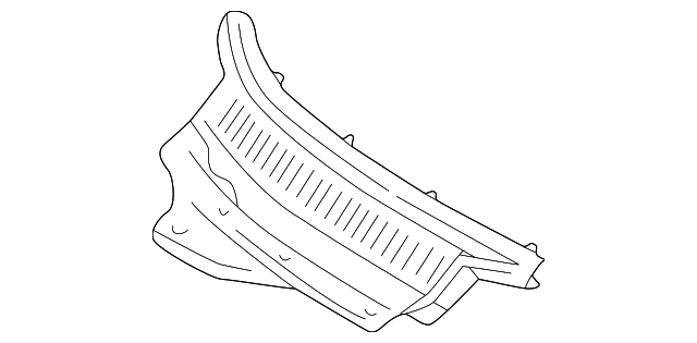 2003-2006 Toyota Corolla Cowl Grille 55708-02170 | Toyota Parts Center