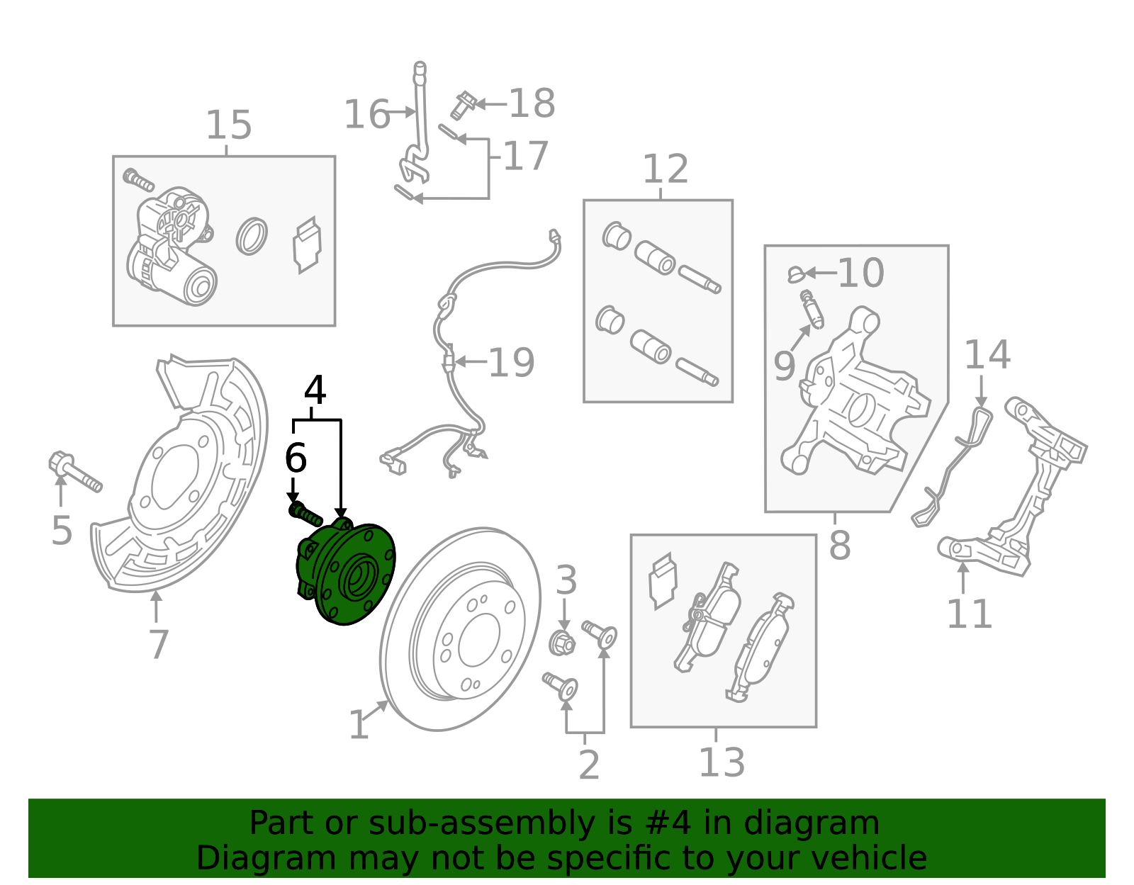 2019-2025 Mazda Rear Hub & Bearing BDWP-26-15X | OEM Parts Online