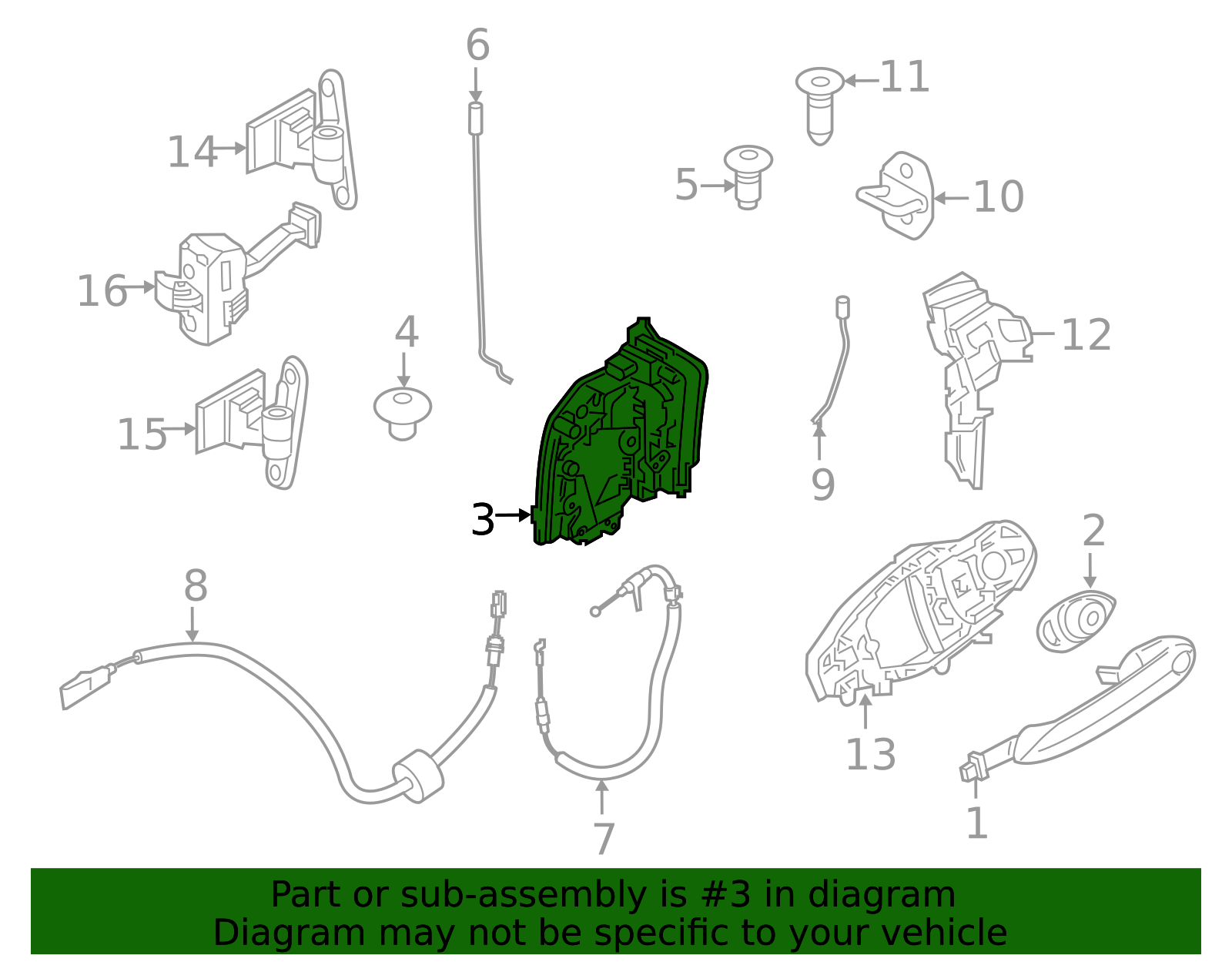 2017-2025 BMW | Door Lock Actuator Motor | 51217477699 | BMW OEM Parts ...