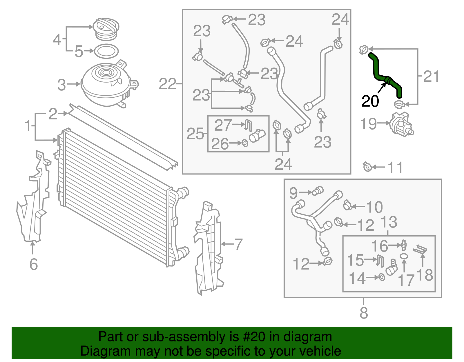 1K0-121-063-AD - Hose 2016-2018 Volkswagen Jetta | Wolfsburg Parts Direct