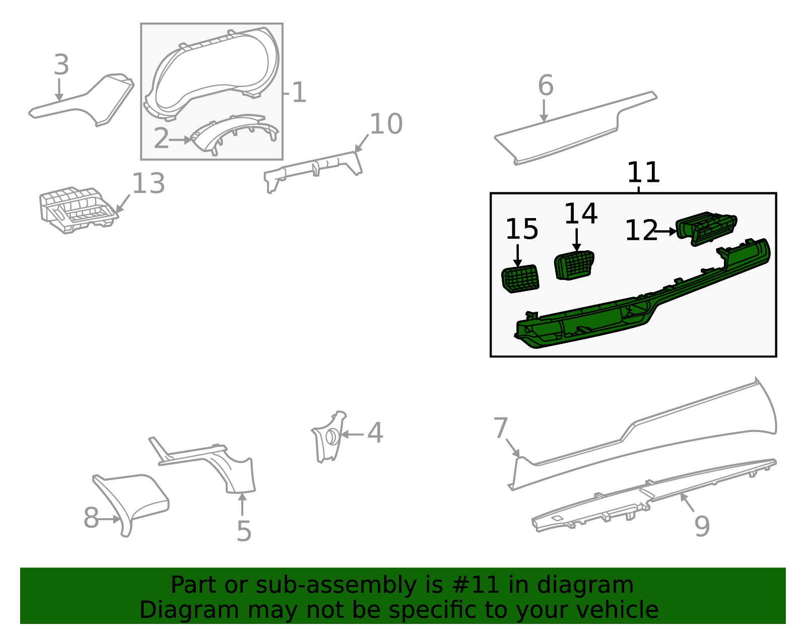 Genuine Official Toyota Instrument Panel Molding part# 55420-08100-C0 ...