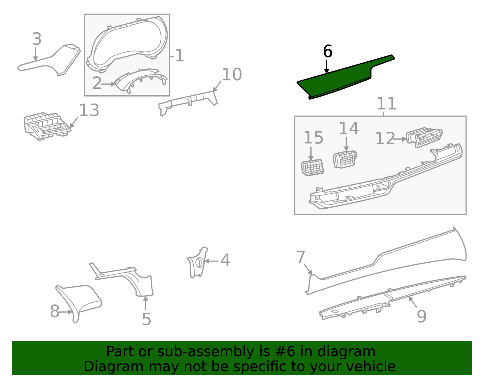2021-2024 Toyota Sienna Upper Molding 55012-08020-C1 | Toyota Parts Center