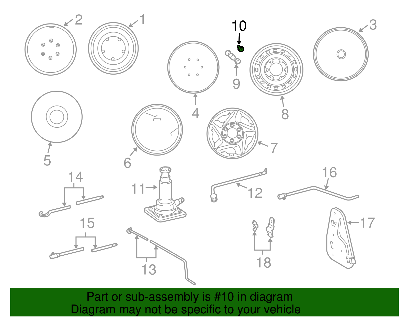 Toyota Wheel Lug Nut Part# 9094201051 | Toyota of Colorado Springs