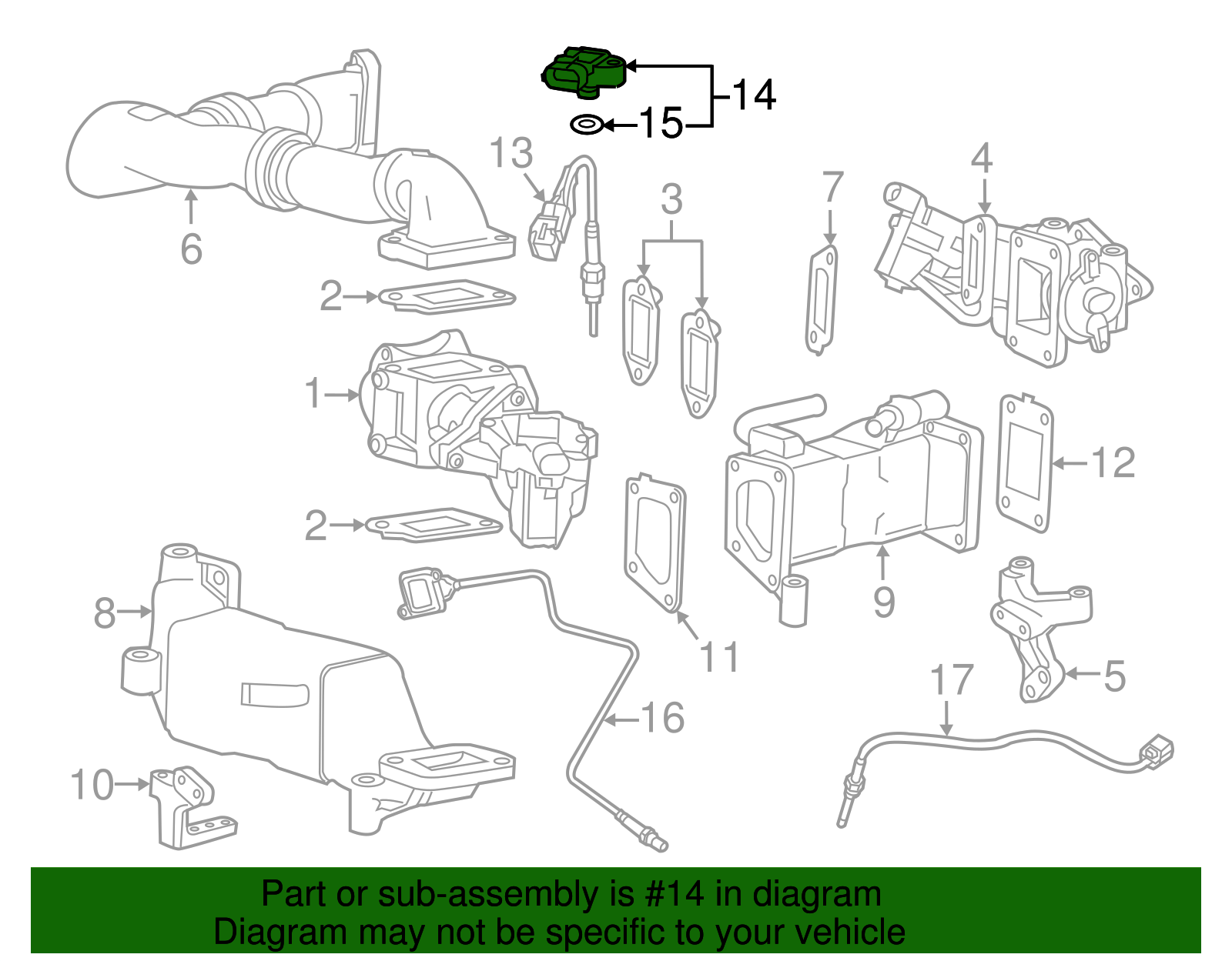 2010-2023 GM M.A.P Sensor 25203477 | Capital Chevy Parts
