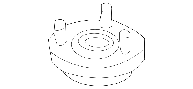 2000-2007 Toyota Shock Mount (Left, Right, Front) 48609-0C021 ...