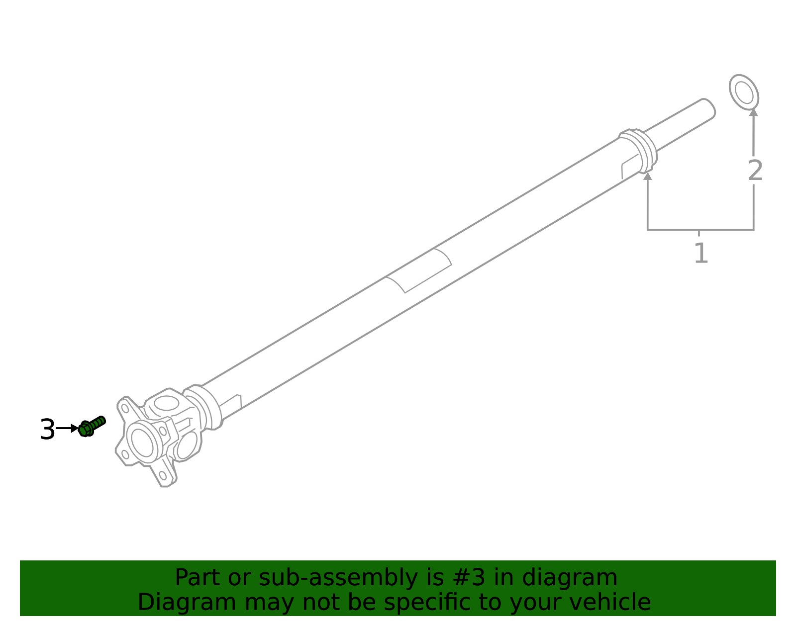 Genuine BMW 26-11-9-454-792 | Drive Shaft Bolt | FREE Shipping on Most ...