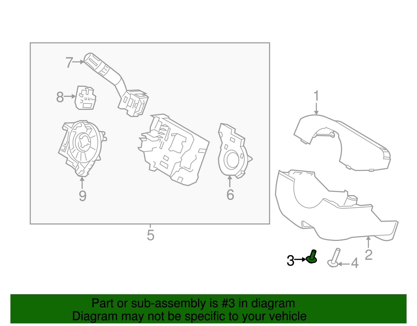 Genuine OEM Ford Part - Steering Column Cover Screw W711589-S439 ...