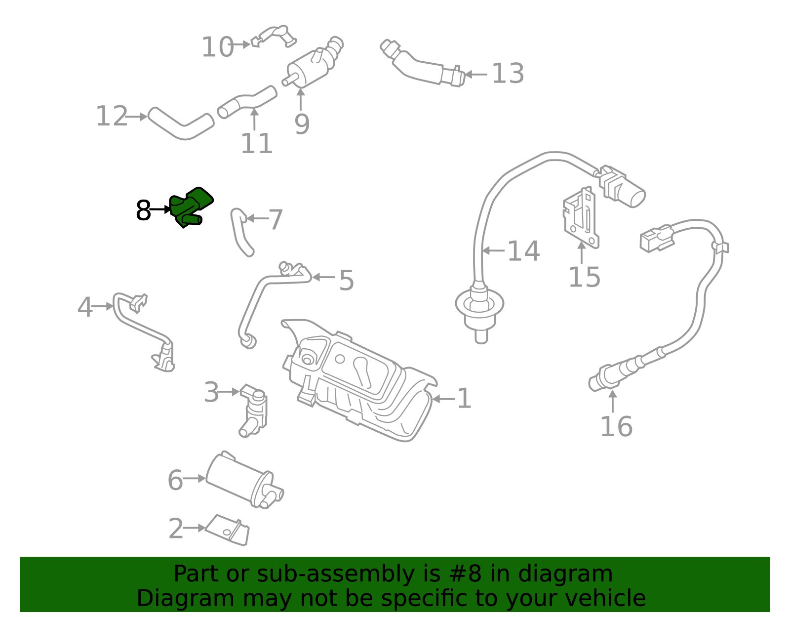 Genuine Sensor for 2010-2025 Hyundai | Part# 39300-84400 | Hyundai OEM ...