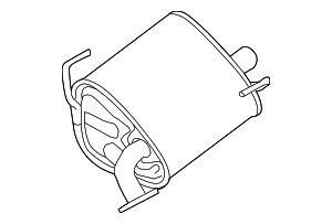 2014-2018 Subaru Forester Muffler & Pipe 44300SG010 | OEM Parts Online