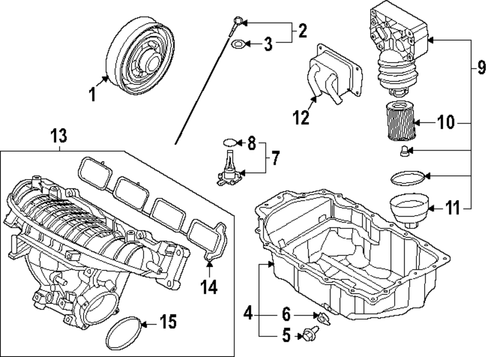23124-2S020 - Crankshaft Pulley 2024-2025 Kia Sorento | Kia.Parts Store