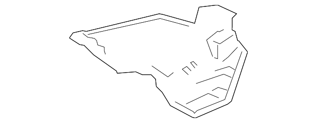 2003-2004 Toyota Fuel Tank Shield 77641-02030 | OEM Parts Online