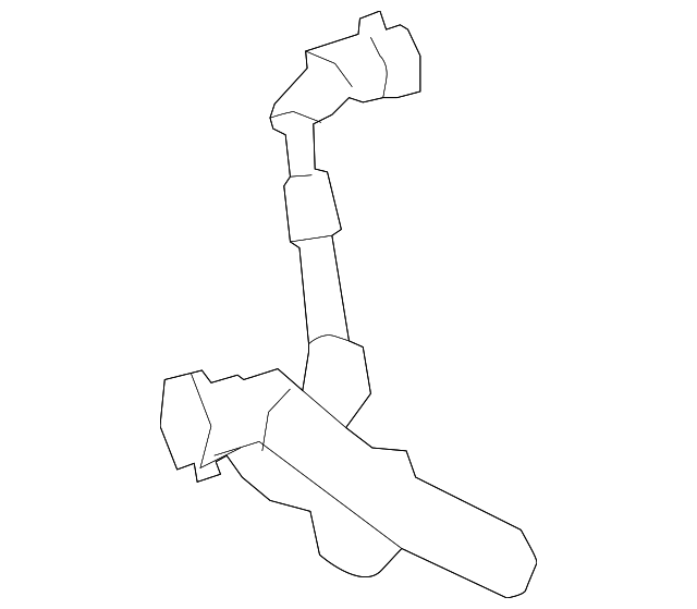 2020-2022 Toyota Corolla Evaporative Emissions System Lines 77404-12090 ...