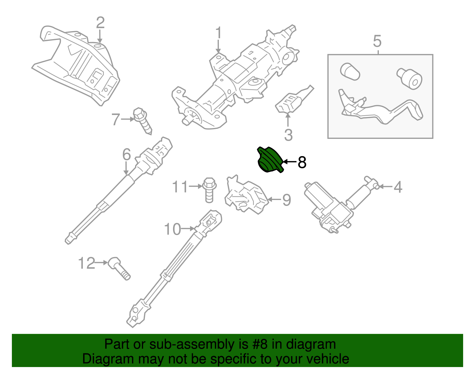 2004-2017 Ford OEM NEW 07-17 Ford Expedition Lower Steering Column Dust ...