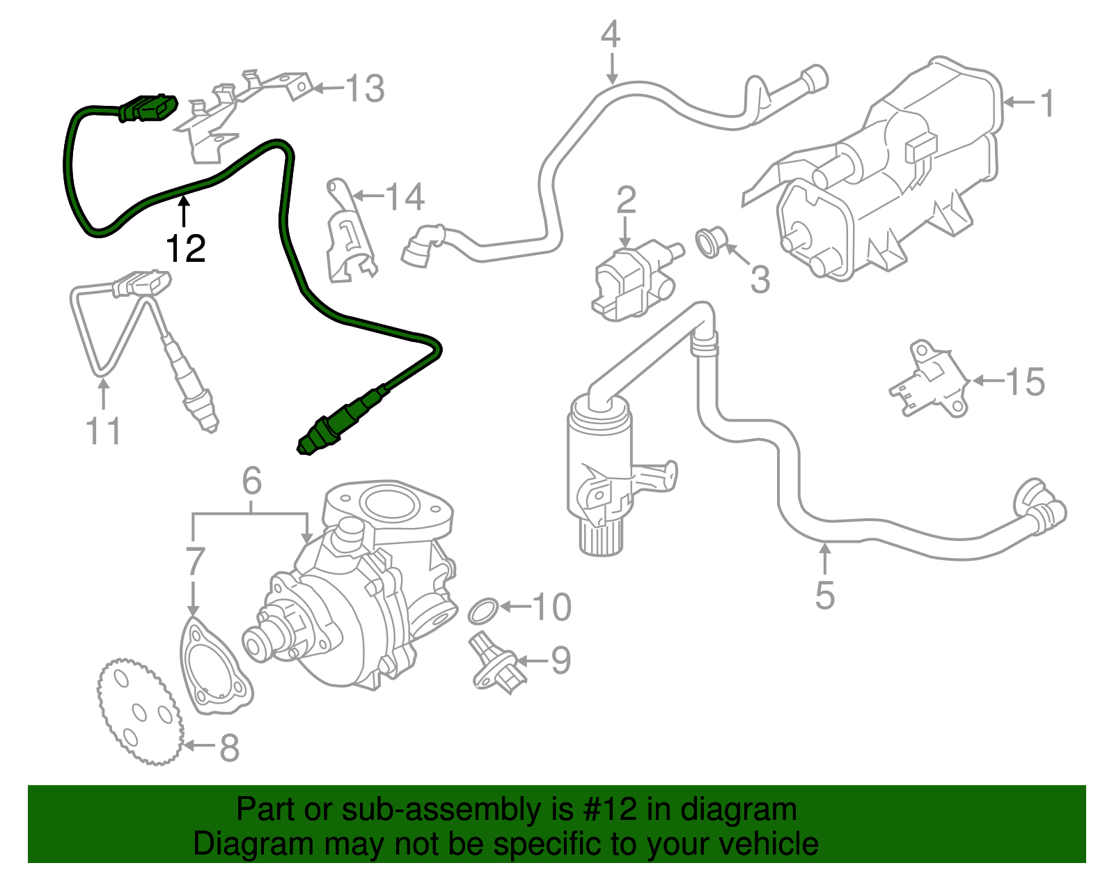 11787601911 - 2007-2015 BMW Oxygen Sensor (11-78-7-601-911) | BMW of ...